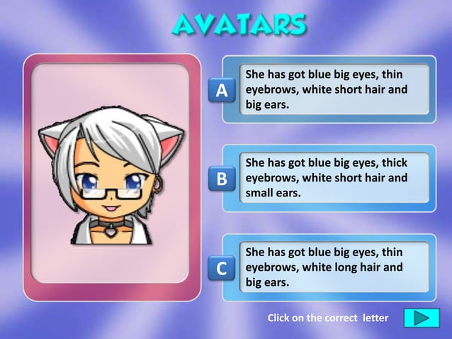 Whoisitdescriptiongames bodyfaceparts powerpoint | PPT