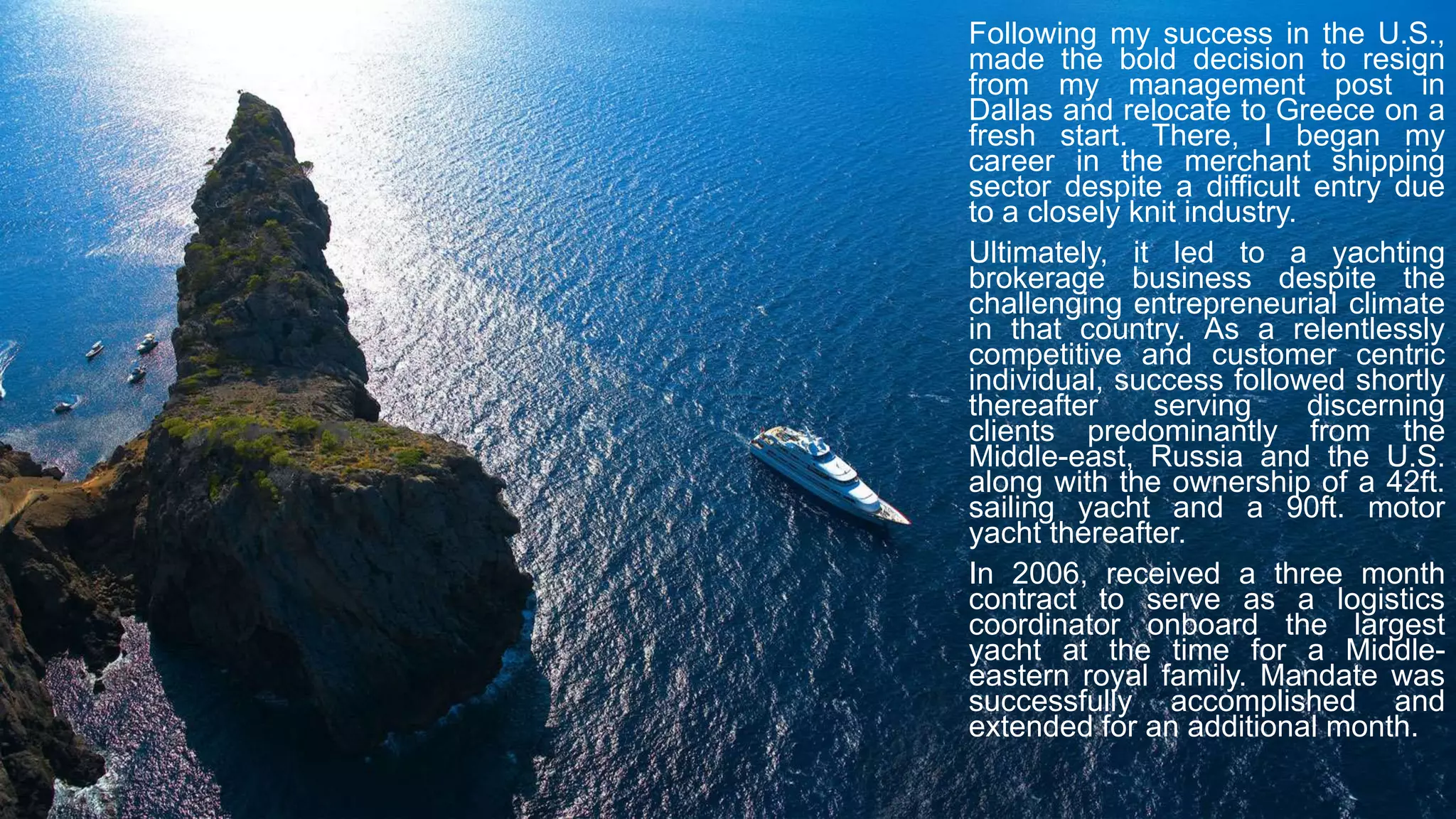 Who is James D. Roumeliotis - Presentation | PPT