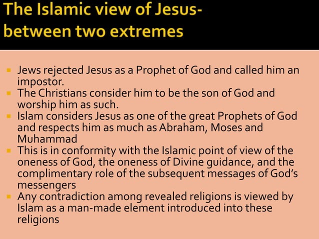 Who is jesus, Isa alaihissalam? Islamic Perspective. | PPTX ...