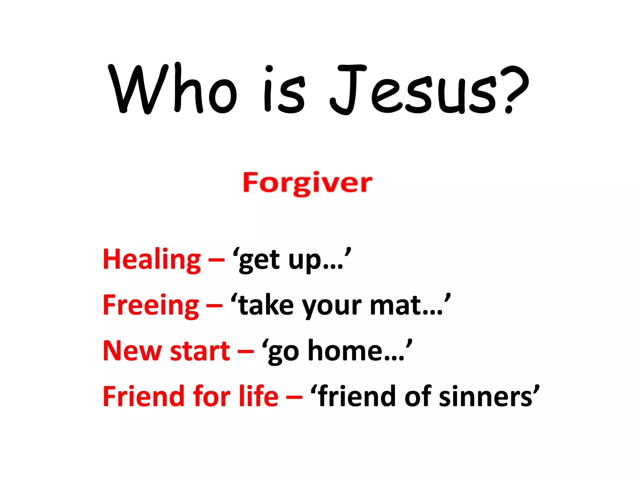 Who is Jesus? | PPTX