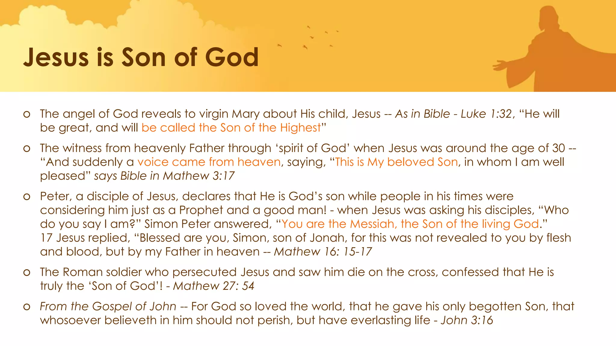 Who is Jesus? Is he a God or Man? | PDF