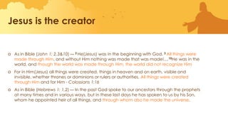 Who is Jesus? Is he a God or Man? | PDF