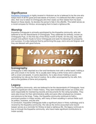 Who Is Kayastha Chitragupta.pdf | Hinduism | Religion & Spirituality