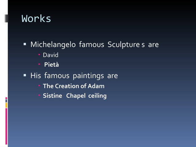 Who is michelangelo | PPT