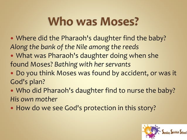 Who is moses for children | PPTX | Christianity | Religion & Spirituality