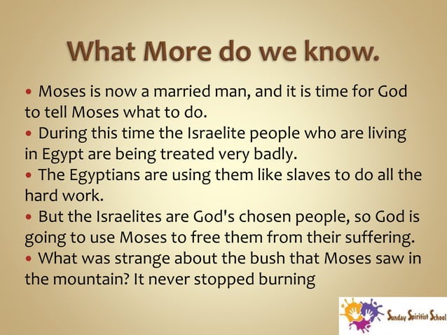 Who is moses for children | PPTX | Christianity | Religion & Spirituality
