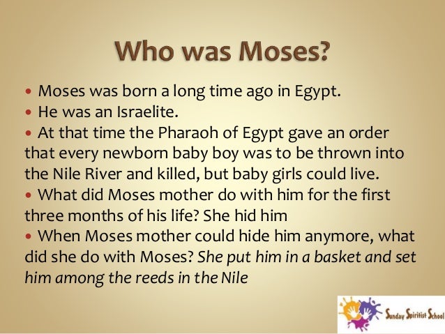 Who is moses for children