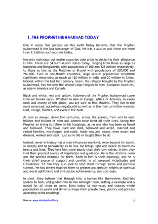 Who is prophet Muhammad (saw) By Khurram Murad | PDF