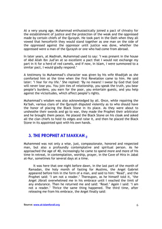 Who is prophet Muhammad (saw) By Khurram Murad | PDF