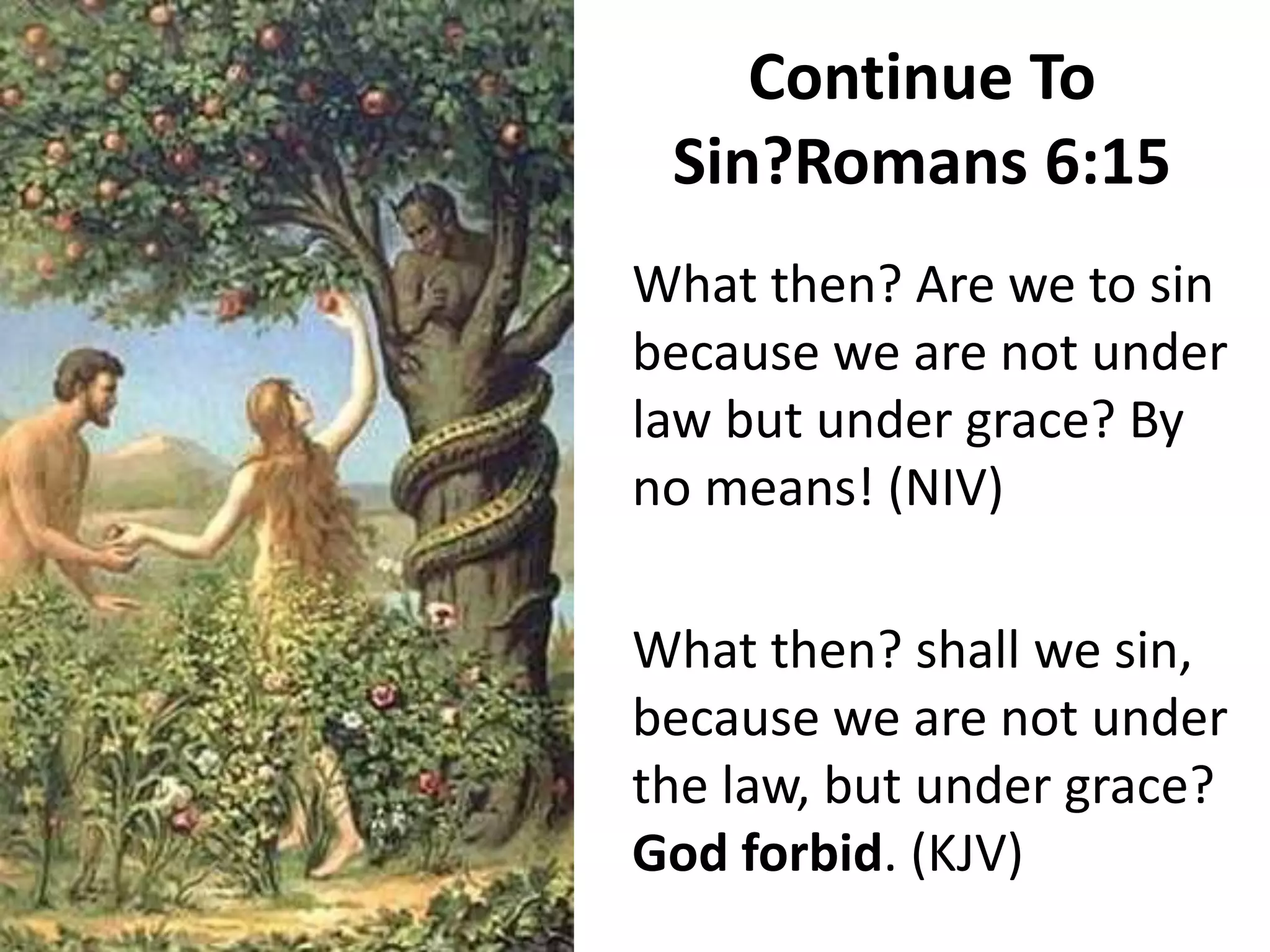 Who is my master - Romans 6-15-23 | PPTX