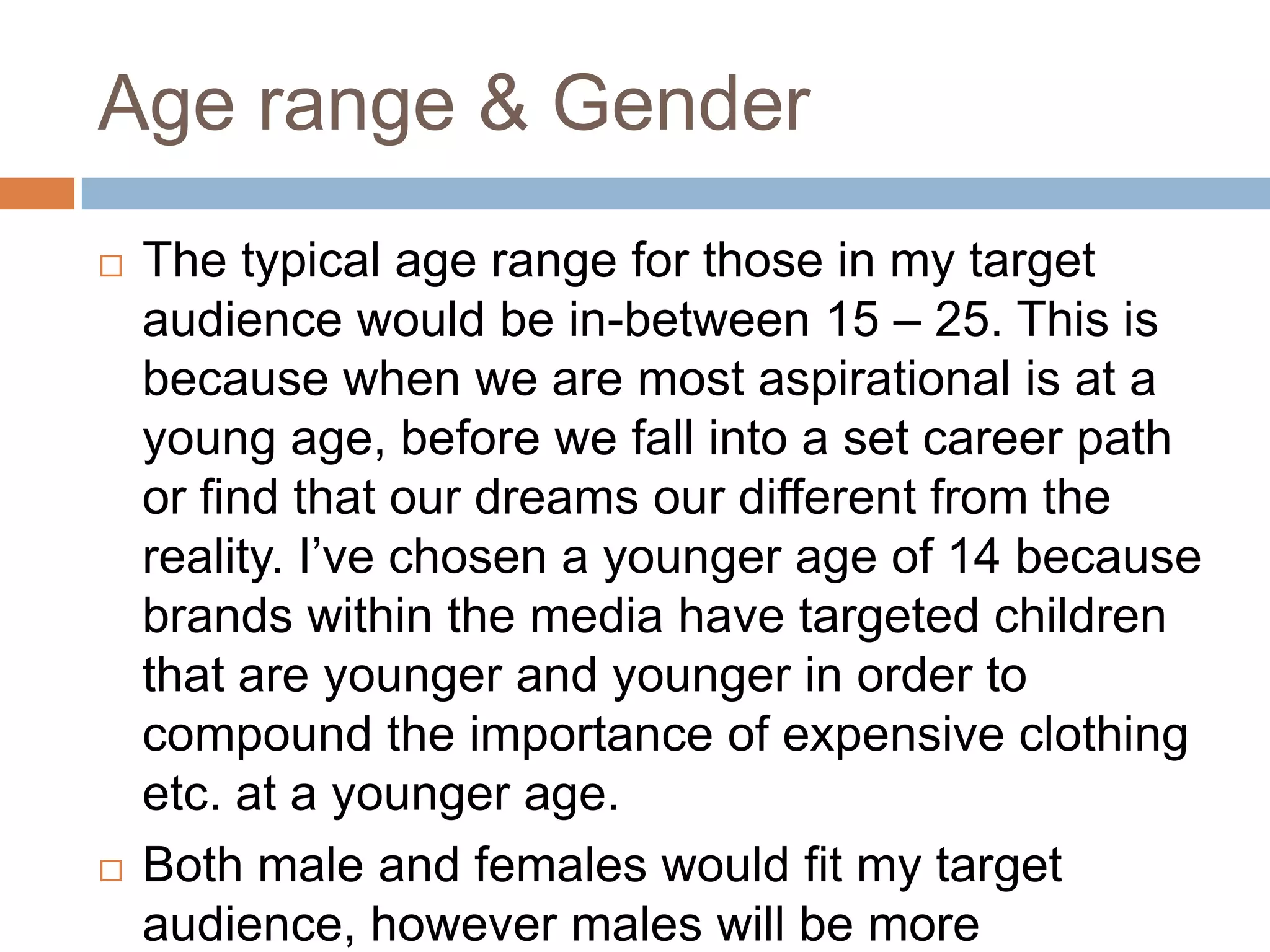 Target Audience Profile | PPTX