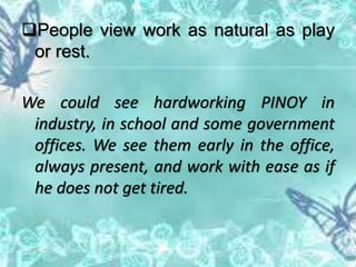 Who is PINOY | PPTX | Careers