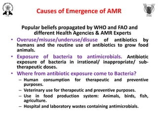 Who is responsible for Emerging Antimicrobial Drug Resistance ...
