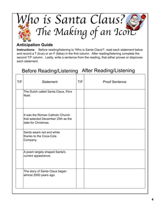 Who is Santa Claus? The Making of an Icon | PDF