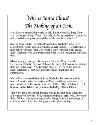 Who is Santa Claus? The Making of an Icon | PDF