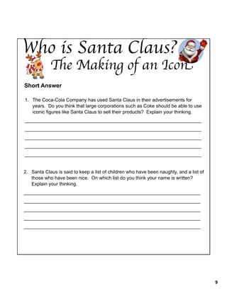 Who is Santa Claus? The Making of an Icon | PDF