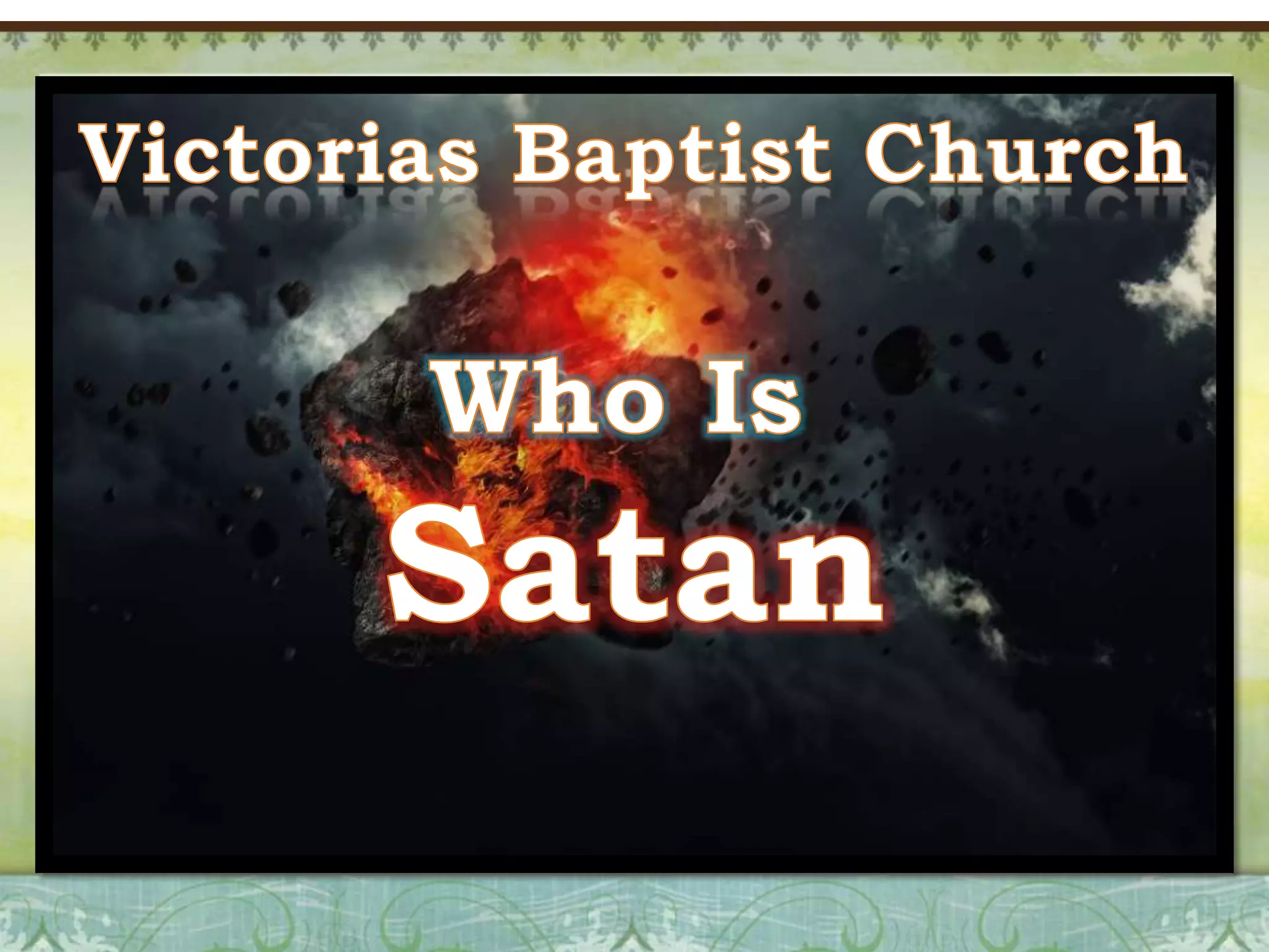 Who is Satan | PPTX