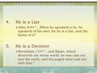 Who is Satan | PPTX