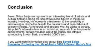 Who is Seven Sirius Benjamin? All About Erykah Badu’s Son Who is Seven ...
