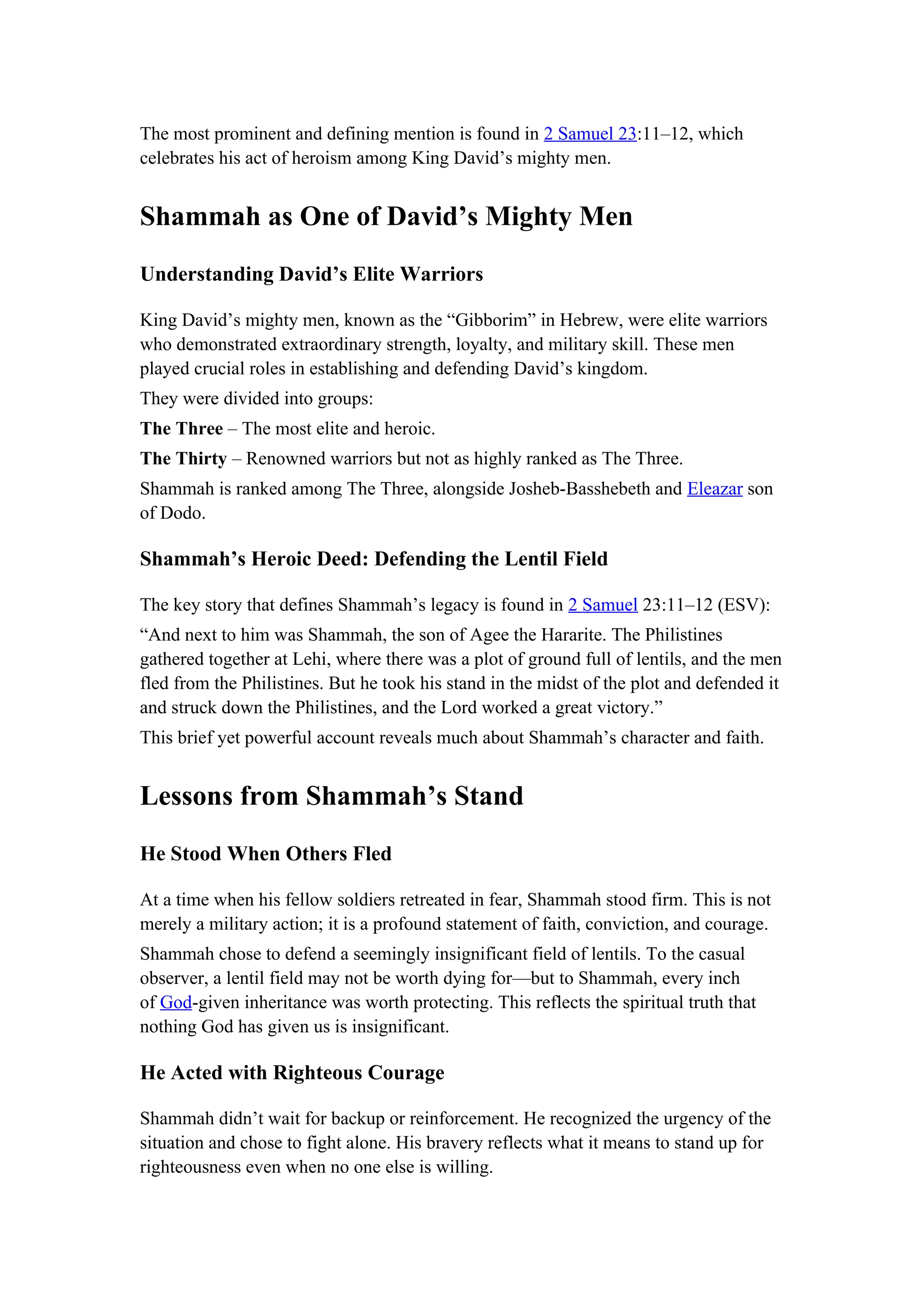 Who is Shammah in the Bible:The Identity of Shammah in the Bible.docx