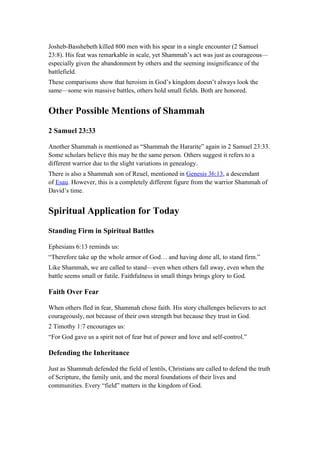 Who is Shammah in the Bible:The Identity of Shammah in the Bible.docx