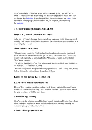 Who Is Shem in the Bible:you should know.docx
