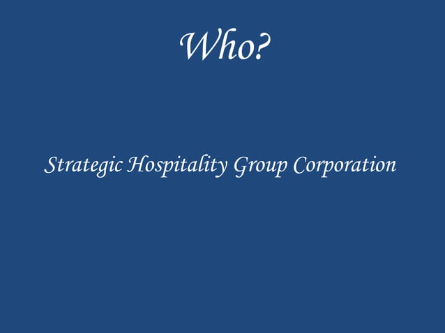 Who Is SHGC | PPT