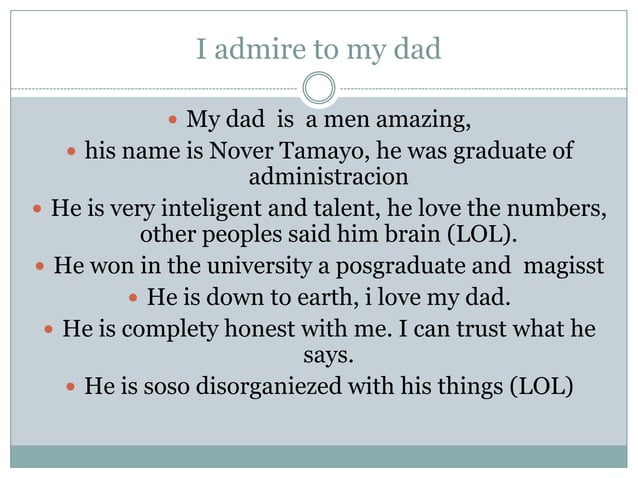 Who is someone you admire | PPT