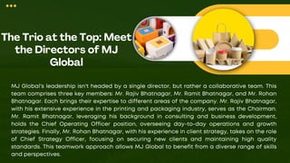 Who is the director of MJ Global Noida ? | PPT