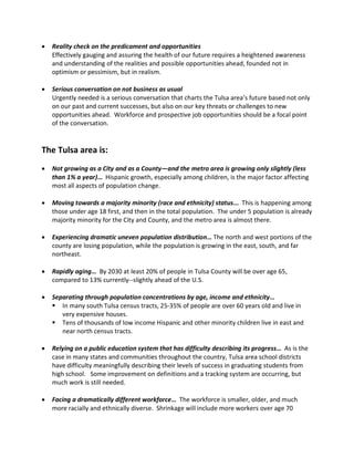 Who is Tulsa - Overview | PDF
