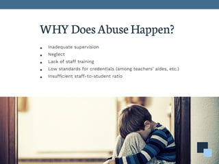 Who Is Watching: When Gaps In Supervision And Training Lead To Abuse At ...