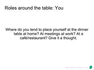 Who is who around the table presentation | PPT