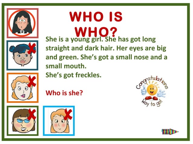Who is who game | PPT