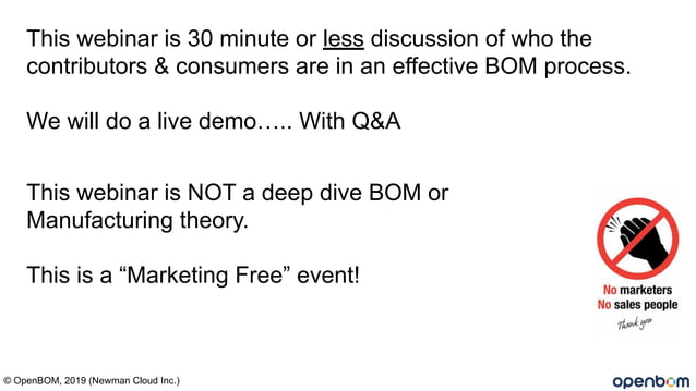 Bill of Materials Basics: Who's involved in an effective BOM process? | PPT