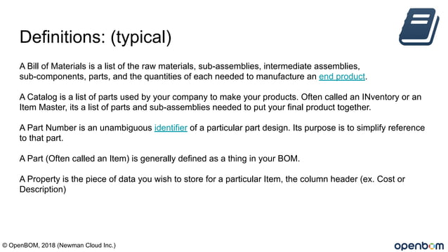 Bill of Materials Basics: Who's involved in an effective BOM process? | PPT