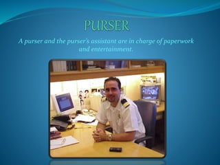 Who is who on the crew | PPTX | Cruises | Travel Type