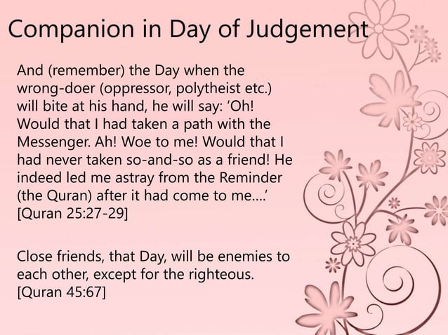 Who is your companion | PPT | Islam | Religion & Spirituality