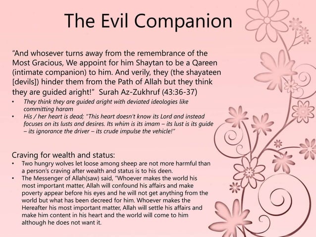 Who is your companion | PPT | Islam | Religion & Spirituality