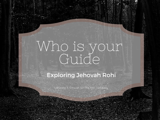 Who is your guide | PPT