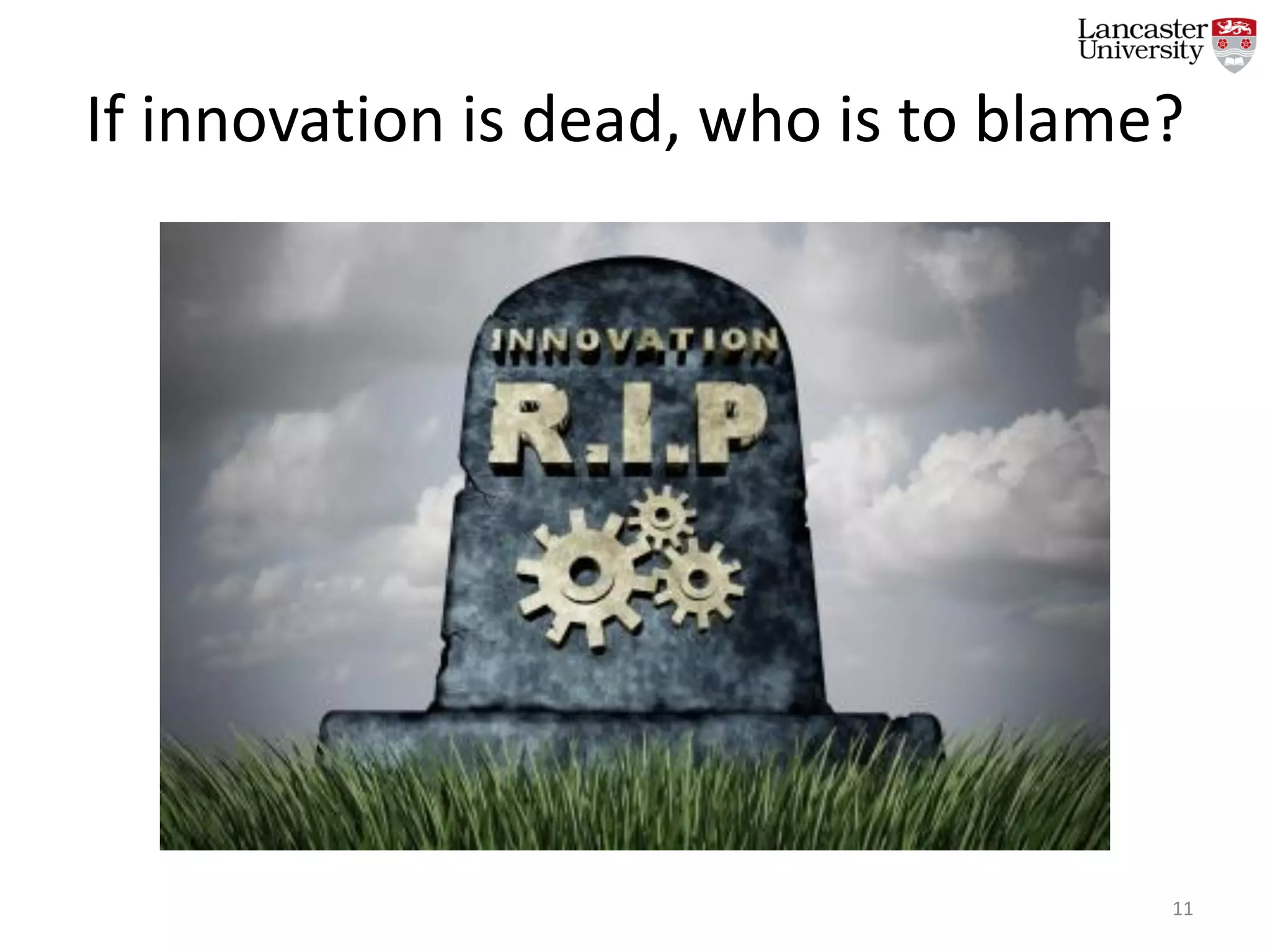 Who killed innovation - Darren Dalcher | PDF