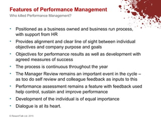 Who Killed Performance Management | PPT