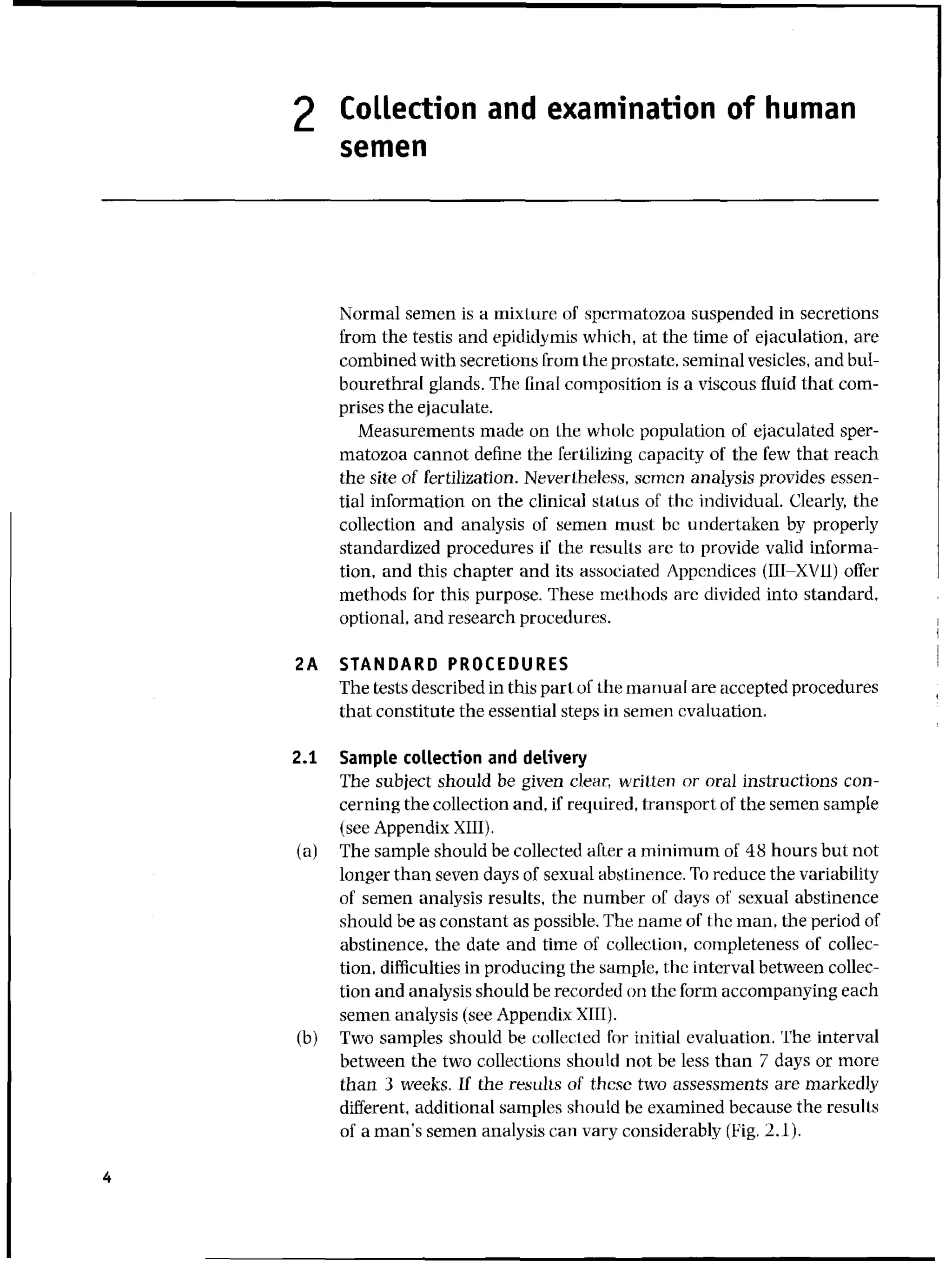 who laboratory manual for the examination of human semen and sperm ...