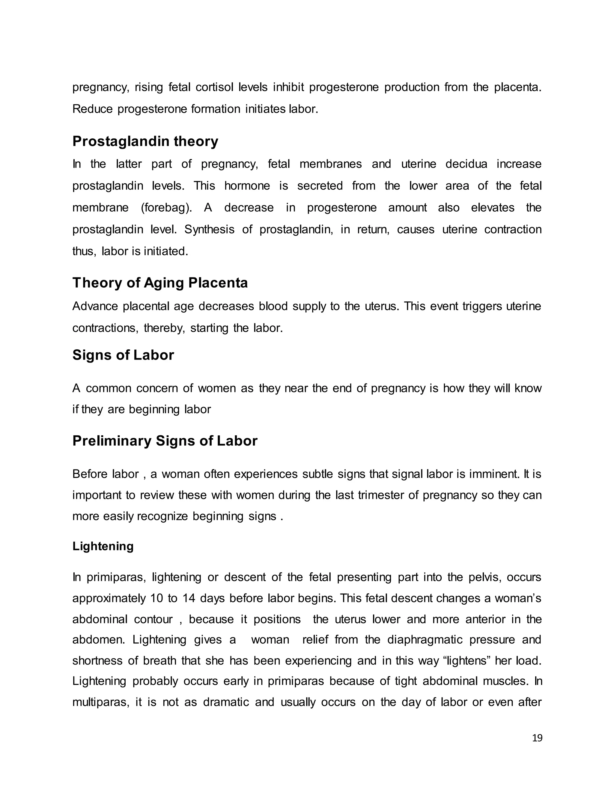 Maternal and Child Nursing Lecture | DOCX