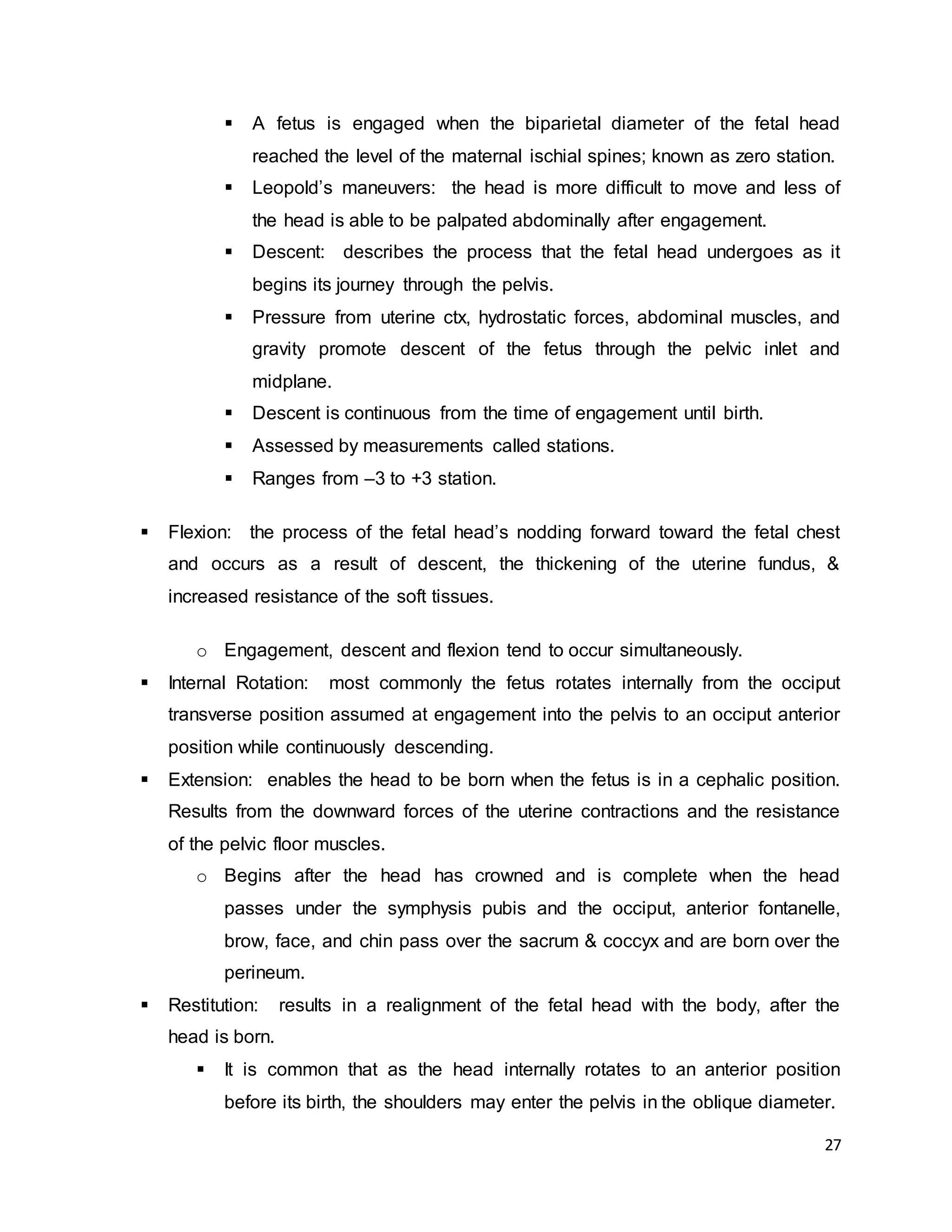 Maternal and Child Nursing Lecture | DOCX