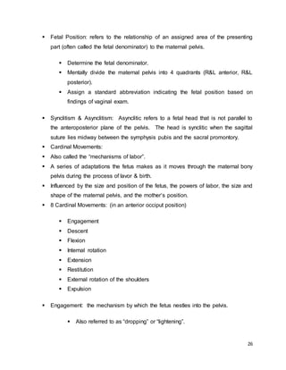 Maternal and Child Nursing Lecture | DOCX