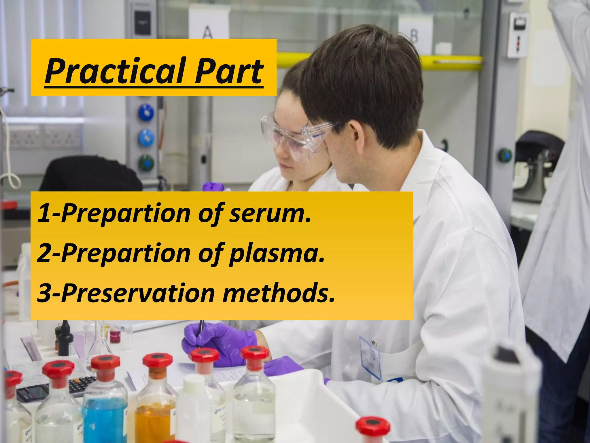 Whole blood, serum & plasma collections | PPT