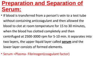 Whole blood, serum & plasma collections | PPT