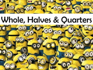 Mathematics - Define Whole, Half, Quarter | PPTX