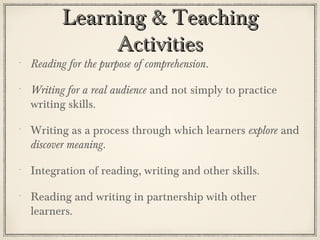 Whole Language Approach To Reading