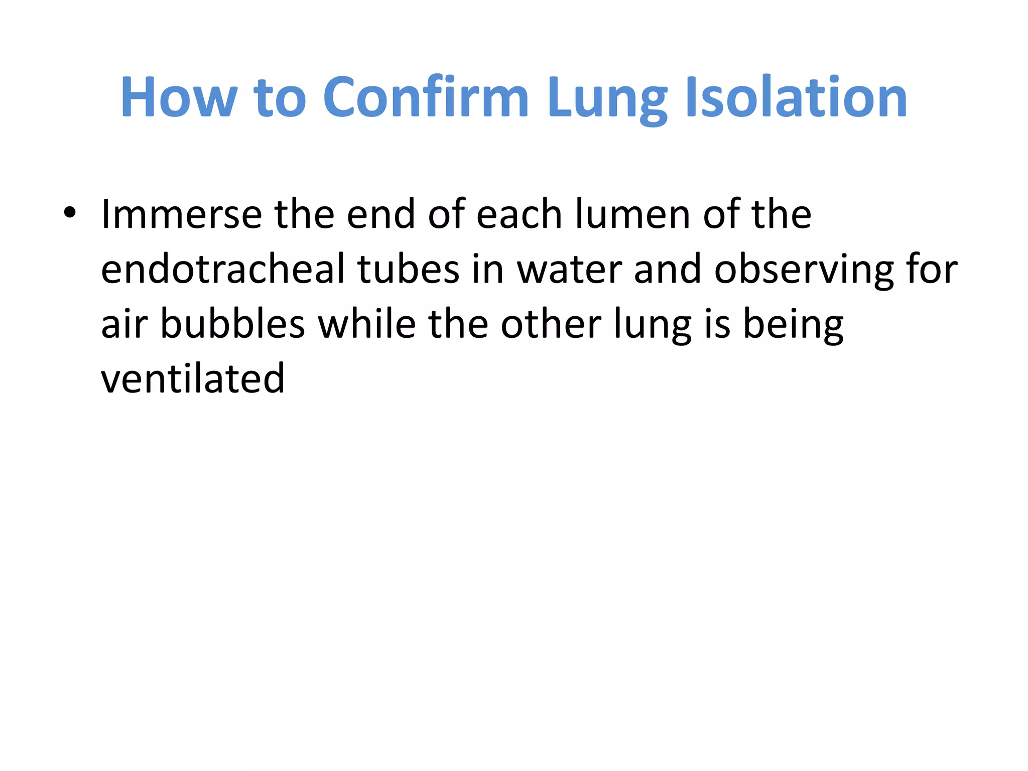 Whole Lung Lavage for Pulmonary Alveolar Proteinosis | PPTX